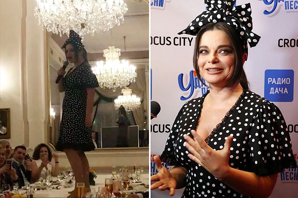 Наташа Королева на дне рождения станцевала на столе